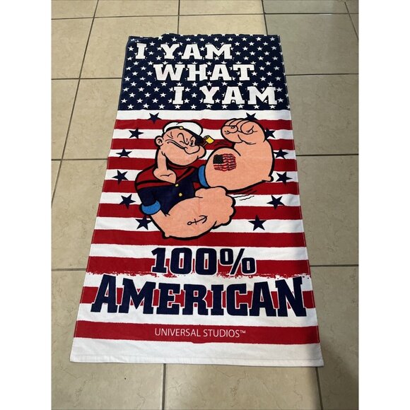 Toalla | Accessories | Popeye I Yam What I Yam Towel 3 X 60 00 American ...